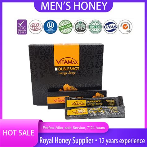 Vitamax Doubleshot Energy Honey For Him 10 Sachet 20 Grams Custom