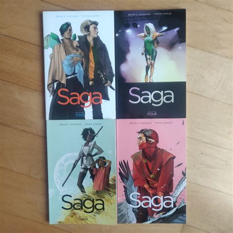 Saga Vol 1 2 3 And 4 1 24 Hobbies And Toys Books And Magazines