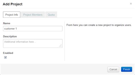 creating projects in openstack for configuring tenants in contrail