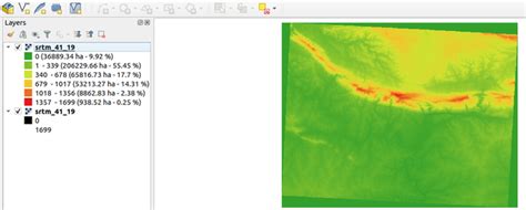 calculating area of rasters in qgis kartoza