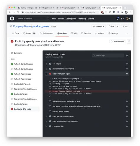 github actions workflow visualization ui update rob