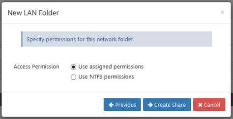 create a lan based network folder filecloud docs server