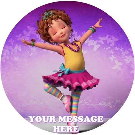 Fancy Nancy Edible Image Cake Topper Personalized Birthday Sheet Custo