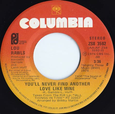 lou rawls you ll never find another love like mine 1976 vinyl