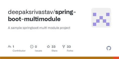 github deepaksrivastav spring boot multimodule a sample springboot