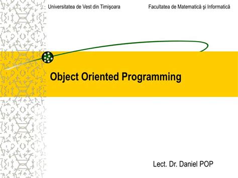 ppt object oriented programming powerpoint presentation free