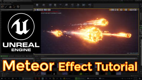 unreal engine meteor effect tutorial cgow