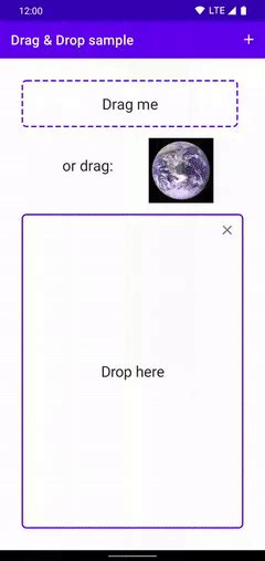 enable drag and drop android developers