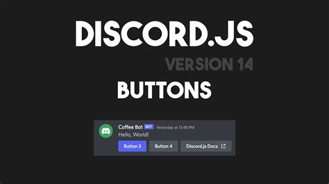 discord js v14 discord buttons youtube