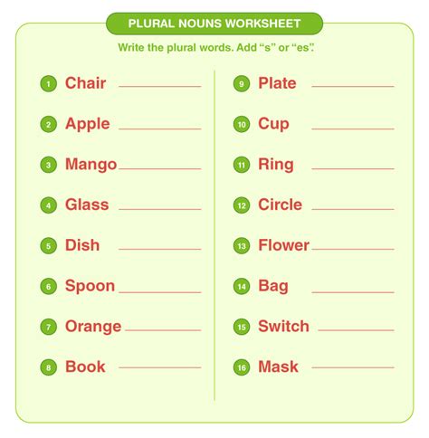 Plural Nouns Interactive Worksheet Hot Sex Picture
