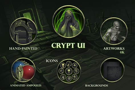 crypt ui gui 도구 unity asset store