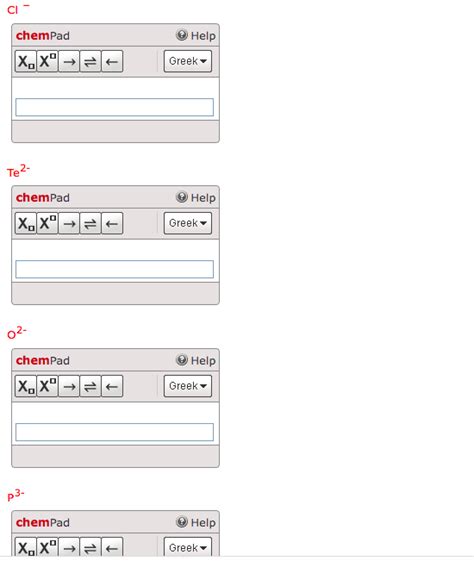 Solved Cl− Begin{tabular}{ L L } Hline Chempad And 3 Help