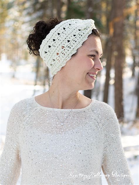 Free Crochet Flower Headband Ear Warmer Pattern