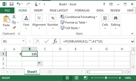 excel 2013 leave cell blank if it has no data super user
