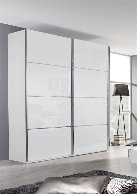 15 Photos White High Gloss Sliding Wardrobes