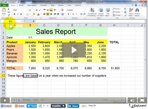 microsoft excel complete spreadsheet training course package ezylearn
