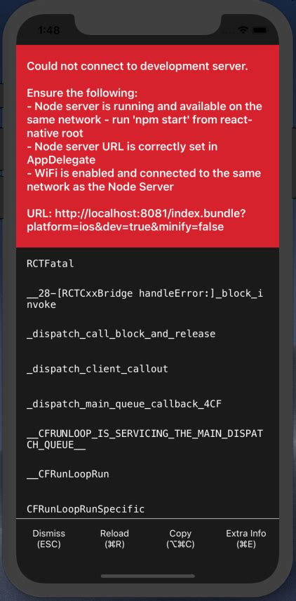 unable to run awesomeproject sample app successfully with error failed