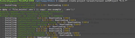 how to install laravel 5 5 with xampp on linux 5 balloons