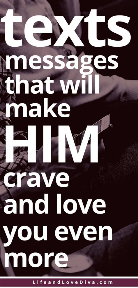 Texts Messages That Will Make Him Crave And Love You Even More Flirty
