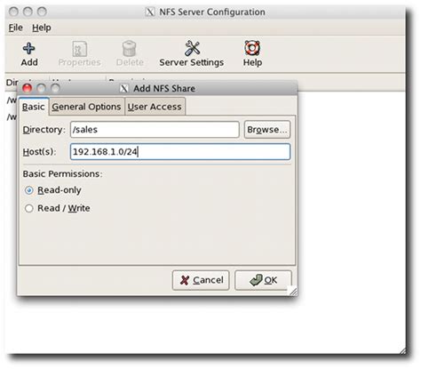 centos redhat setup nfs v4 0 file server