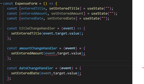 reactjs my function is not running due to vscode deprecation warning