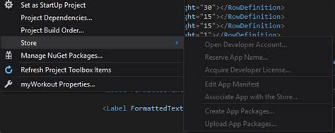 how to publish xamarin uwp apps to windows store using vs2015 stack