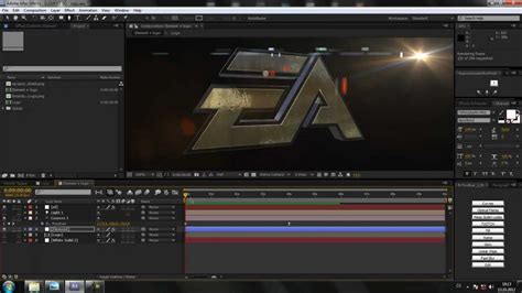 cztutoriÁl after effects 112 element 3d logo youtube