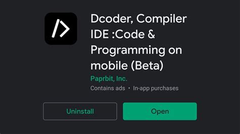 how to use dcoder compiler ide code and programming on mobile youtube
