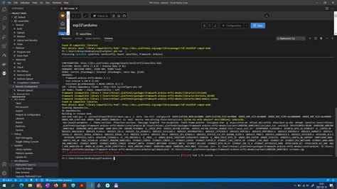 new installation of ide can t find folder platformio ide