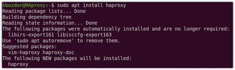 how to install and configure haproxy on ubuntu 20 04 lts