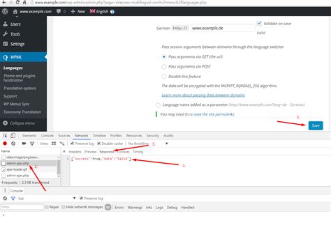 how to use wpml with different domains per language