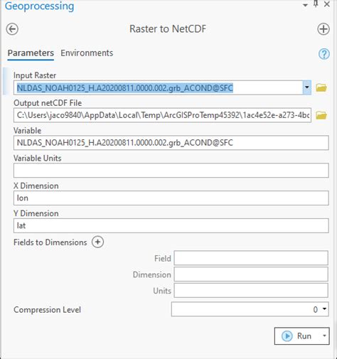 how to convert a grib file to netcdf in arcgis pro
