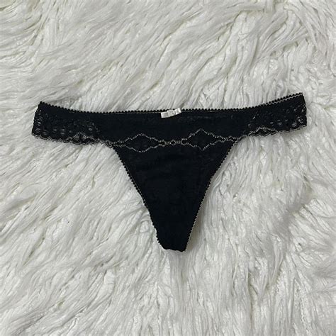 Jezebel Womens Black And White Panties Depop