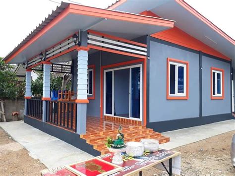 ไอเดียบ้านชั้นเดียวขนาดเล็ก 2 ห้องนอน งบประมาณ 220 000 บาท ไอเดีย