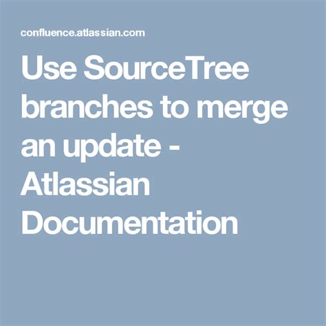 sourcetree merge branches