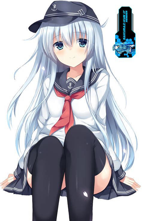 Hibiki Kantai Collection Render By Sakuraikun17 On Deviantart