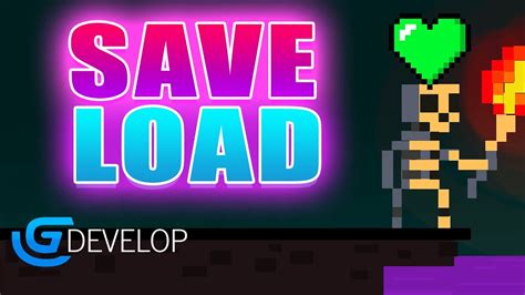 how to make a save and load system in gdevelop youtube
