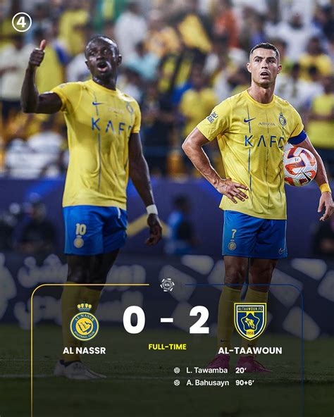 Al Nassr 0 2 Al Taawoun The High Spending Saudi Team That Features