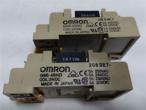 🌞二手現貨保固omron歐姆龍g6b 4bnd 1114p Fd Us小型4點輸出用端子繼電器dc24v標準型1a×4 露天市集 全台