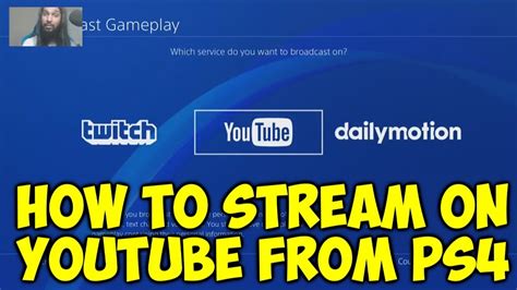 How To Stream On Youtube From Ps4 Youtube