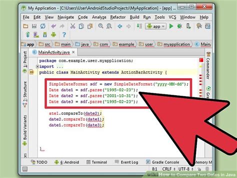 4 ways to compare two dates in java wikihow