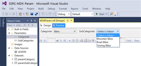 cascading parameters in ssrs using mdx and ssas multi dimensional