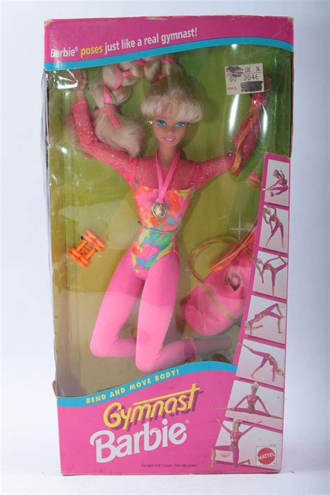 Gymnast Barbie Vintage Doll Mattel Bendable Body Blond Etsy Vintage
