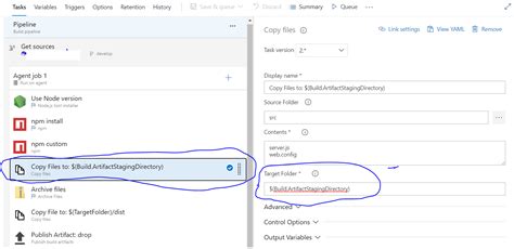 how to copy files to root directory using copy copy files to azure