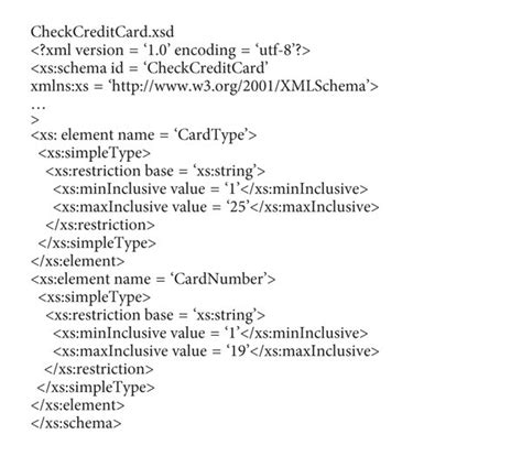 example data type from xsd file download scientific diagram