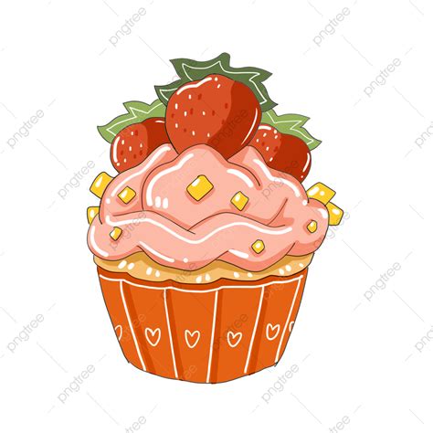 Dibujos Animados Encantadores Originales Deliciosos Elementos De Postre