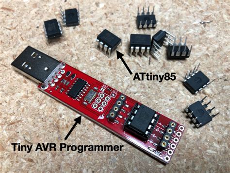 attiny85 arduino programming with sparkfun tiny programmer on a mac