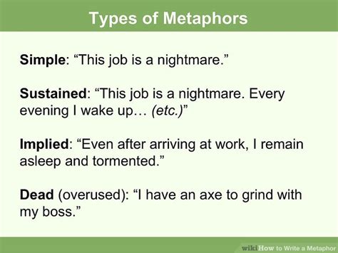 How To Write A Metaphor With Examples Wikihow