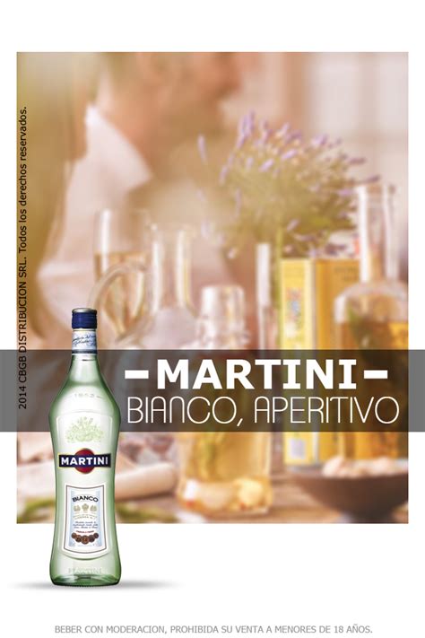 El Martini Bianco Es Aromático Dulce Suave Y Muy Delicado Razón Por