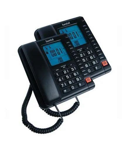 Black Wired Beetel M78 Caller Id Speakerphone For Office At Rs 3500 In